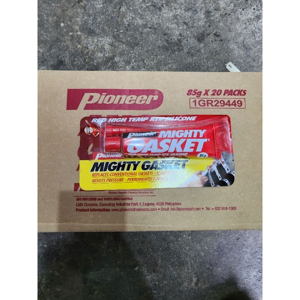 Pioneer Mighty / Silicon / Silastic Gasket Red (High Temp) 85G | Shopee ...