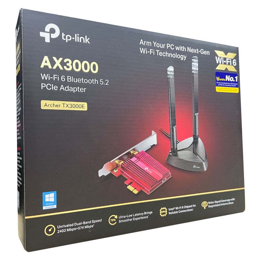 TP-Link Archer TX3000E AX3000 Dual-Band Wi-Fi 6 Bluetooth 5.0 PCIe ...