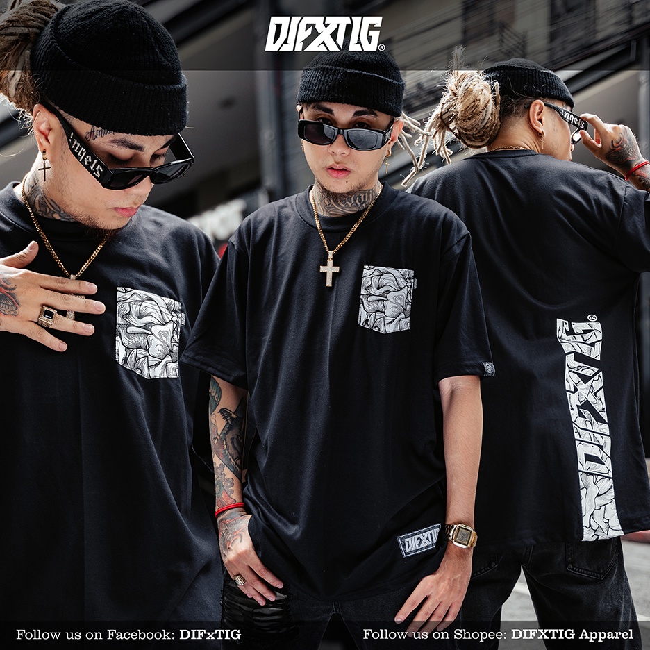 DIFXTIG® CLOTHING - "FLORAL POCKET" | Unisex | Men | Women (OVERSIZED ...