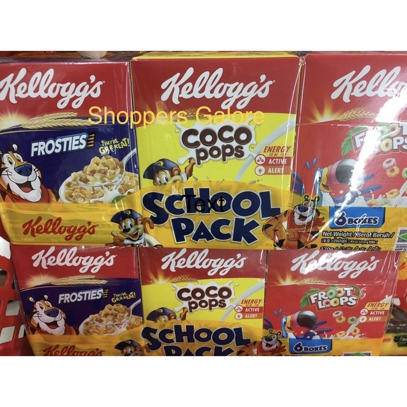 NEW!! KELLOGS KIDS SCHOOL MINI PACK 6-in-1 | Shopee Philippines