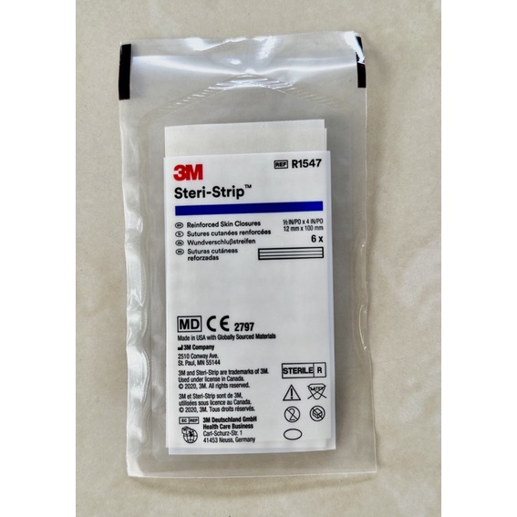 3M Steri Strip Reinforced Skin Closures R1548 R1547 R1546 R1541 R1540 ...