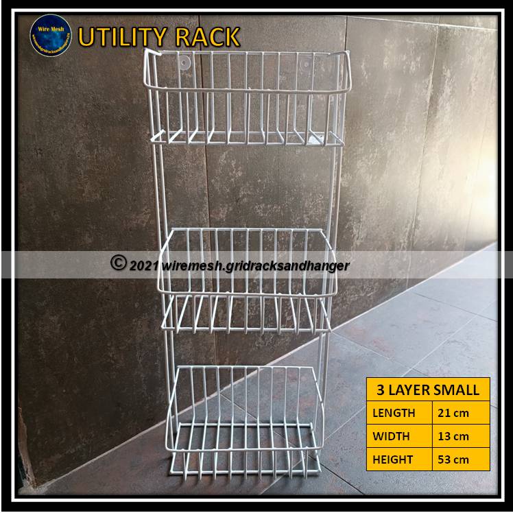 UTILITY RACK 3 LAYER (SMALL) - KUR - KITCHEN UTILITY RACK - MULTI ...