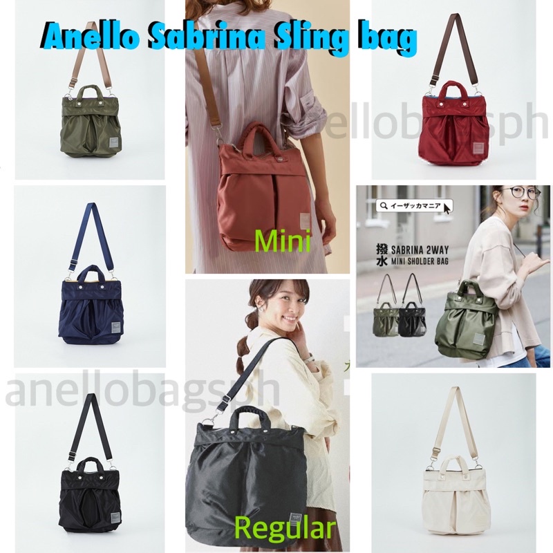 Anello sabrina nylon Slingbag | Shopee Philippines