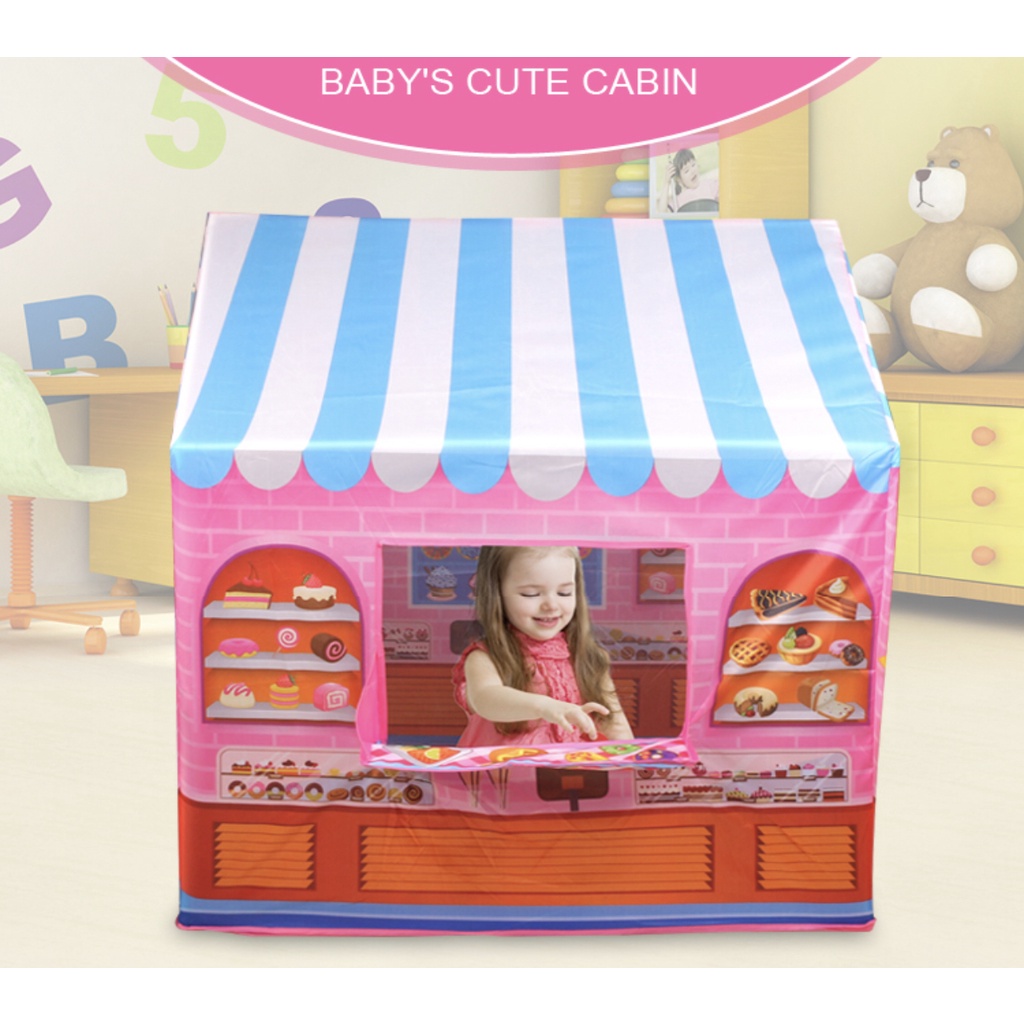 Children's Toy Tent Candy House Candy Shop Large Ice Cream House Play ...