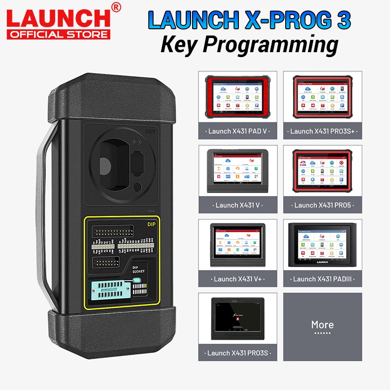 LAUNCH X431 X-PROG 3 Key Programming tool Immobilizer Programmer For X431 V PRO3S+ PAD V PAD VII ...
