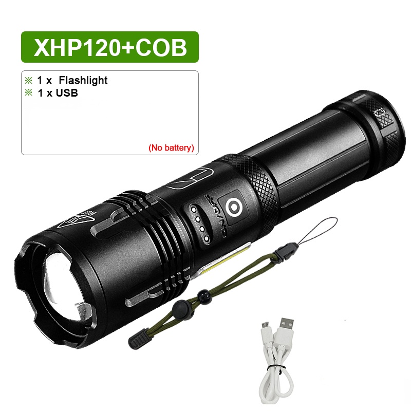 Super XHP120 Led flashlight rechargeabl waterproof original flashlight ...