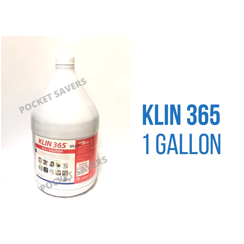 Kalinisan KLIN 365 1 GALLON 10-in-1 Disinfectant Solution Sanitizer ...