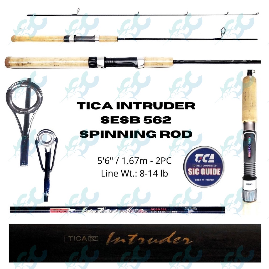 Tica Intruder SESB562 Rod 5'6" Spinning Rod | Shopee Philippines