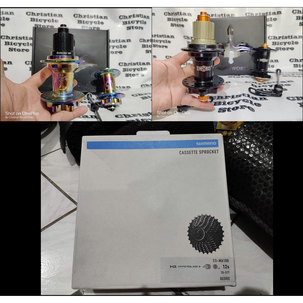 ♨Shimano Deore Microspline Cogs (Model Cs M6100) 10-51 Teeth + Sword ...