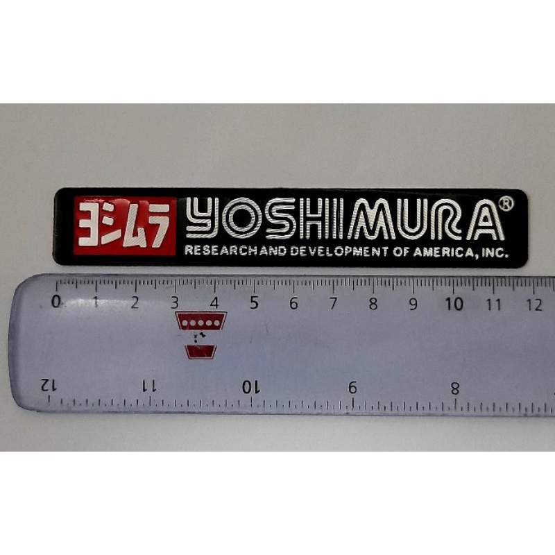 EXHAUST ALUMINUM EMBLEM AKRAPOVIC YOSHIMURA SC PROJECT | Shopee Philippines