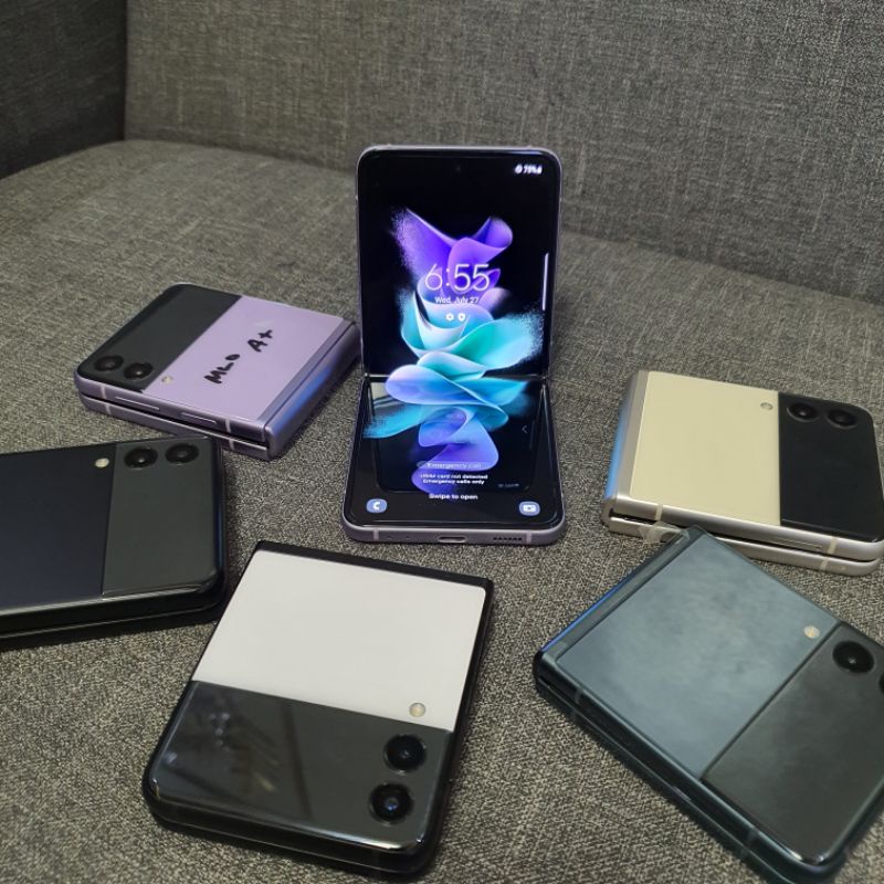 Samsung Flip 3 5G Preowned with box and freebies | Shopee Philippines