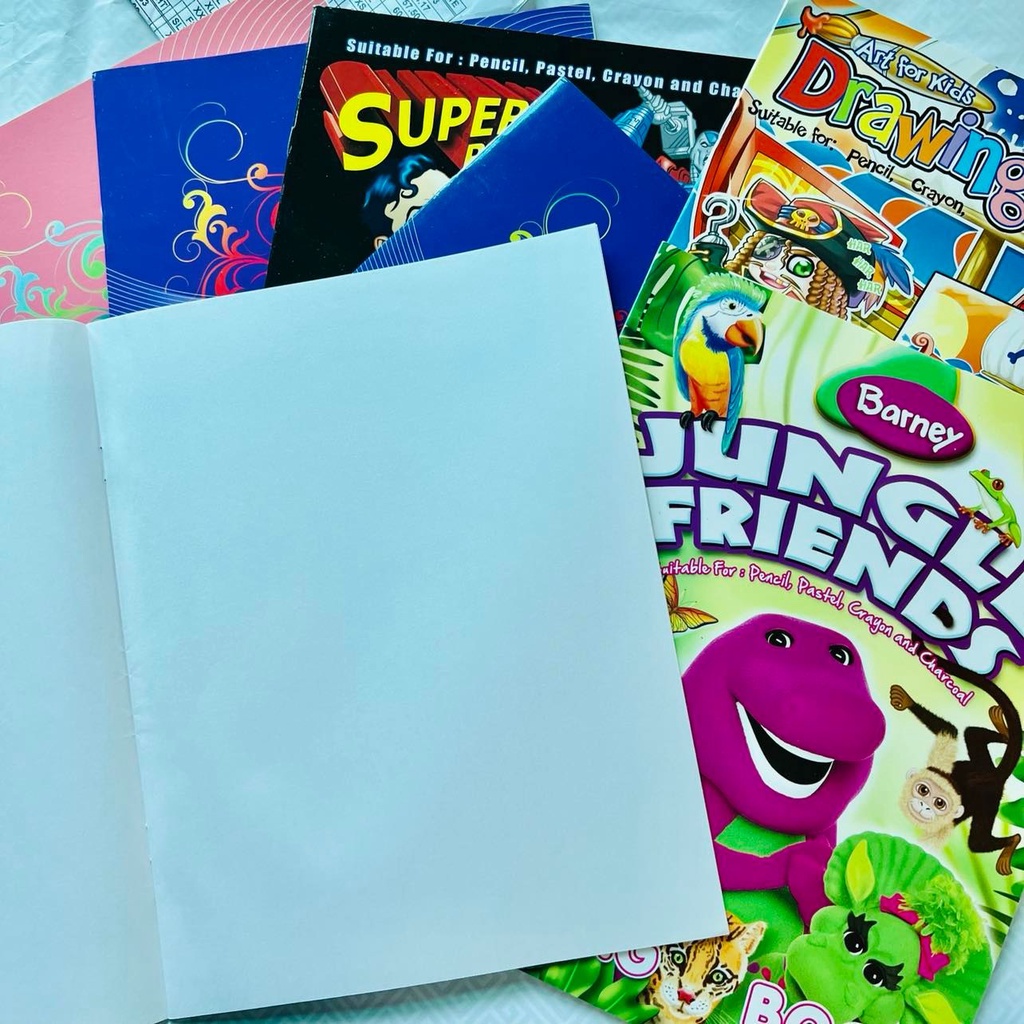 DRAWING BOOK FOR KIDS , A4 SIZE (Sold per book) | Shopee Philippines