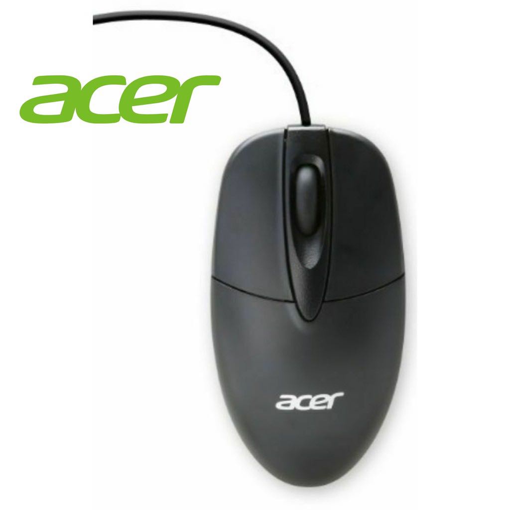 ACER (MOS-2WUBB1) Wired Optical 1000 DPI Game Ergonomic mini USB Mouse ...