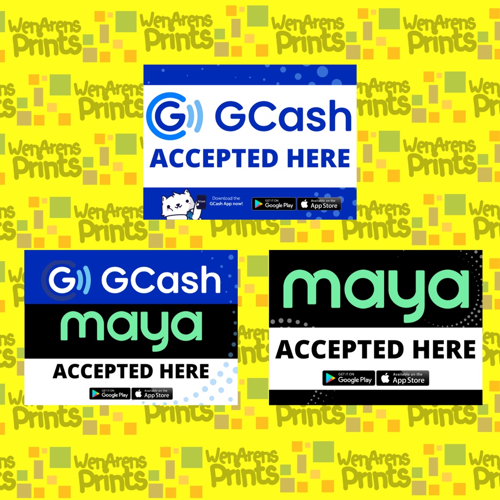 E Wallet Signage for Business Grocery and Sari Sari Stores BACK to BACK ...