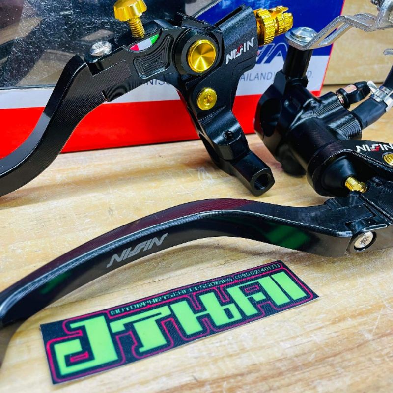 Nissin Brake Master Single Tank Clutch Lever Set - Mio , r150 , Sniper ...