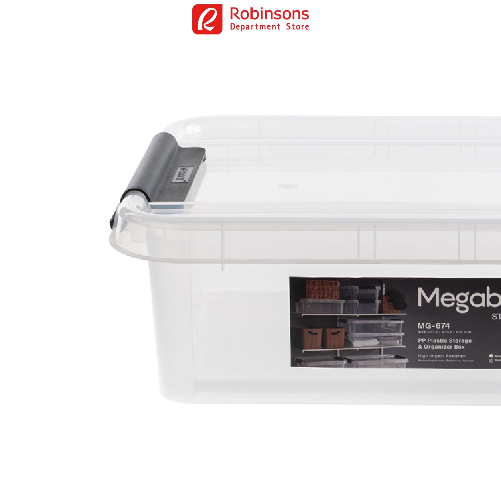 Megabox 20L Storage Box (Clear) | Shopee Philippines