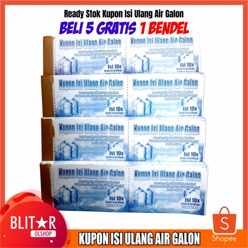 Shopee Gallon Mineral Water Refill Coupon | Shopee Philippines