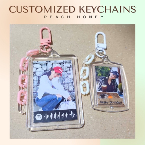 Customized Acrylic Keychains - Big or Small - With Spotify code or ...
