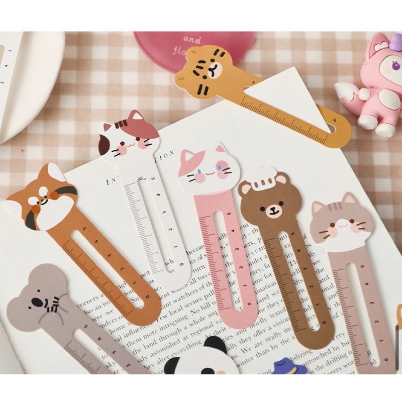 30 pieces per pack Bookmarks set Animal ruler series | Shopee Philippines