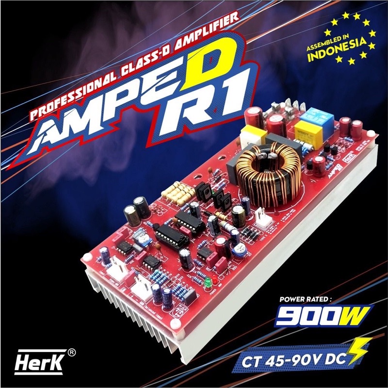 Class D AMPLIFIER POWER KIT 900 WATT AMPED R1 HERK BGR | Shopee Philippines