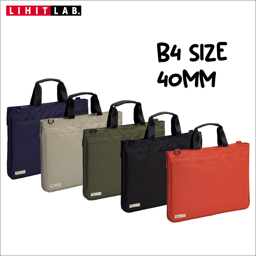 【LIHIT LAB.】SMART FIT Carrying Bag B4 40mm A 7582 | Shopee Philippines