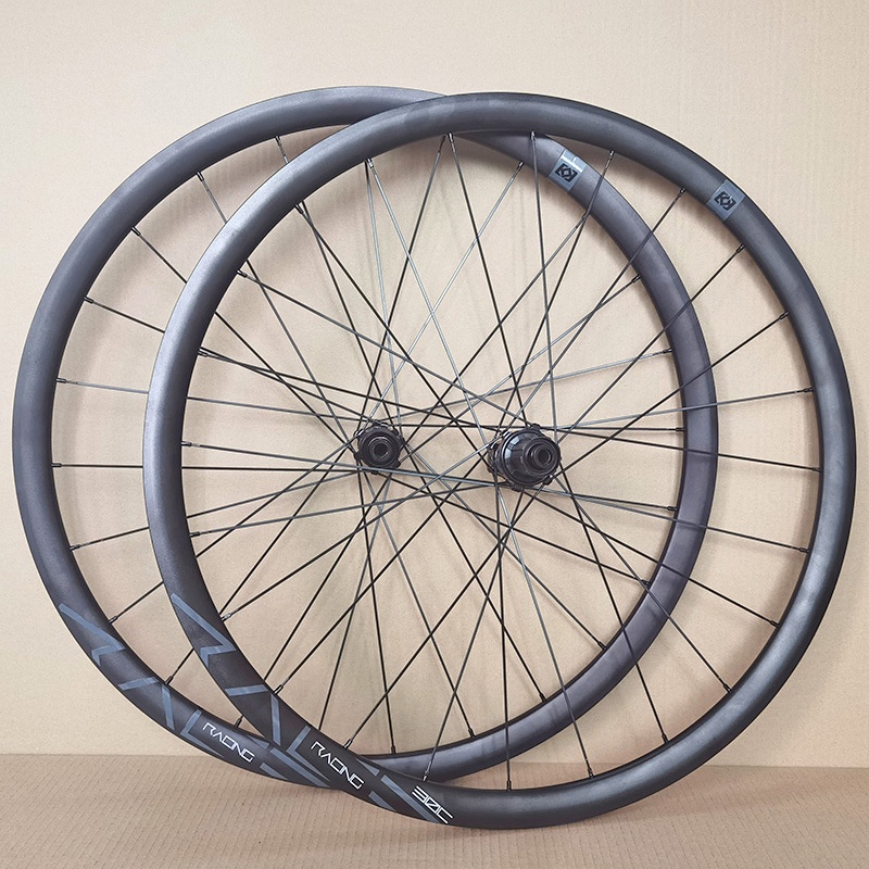 700C center lock disc brake road bike wheel 11 speed M12 barrel shaft ...