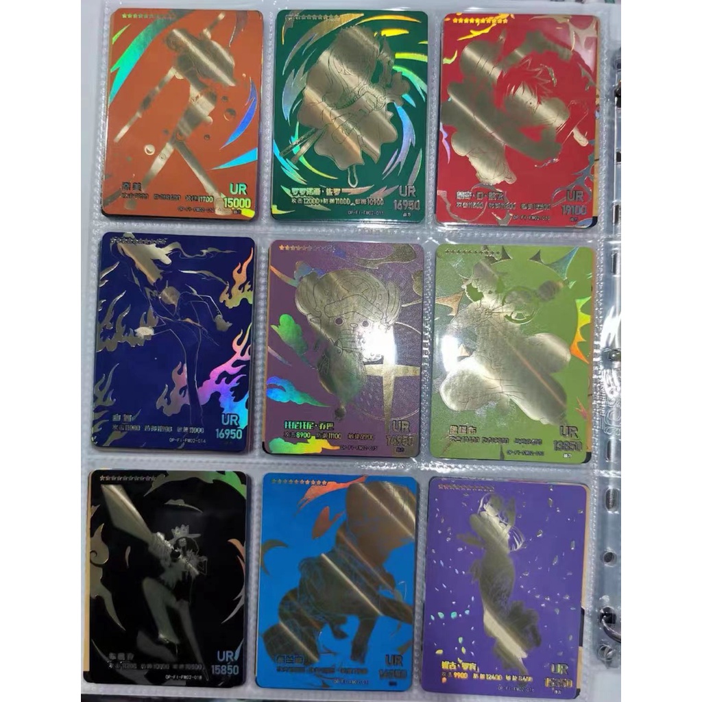 One Piece Anime Card UR Set Of 9 Cards | Shopee Philippines