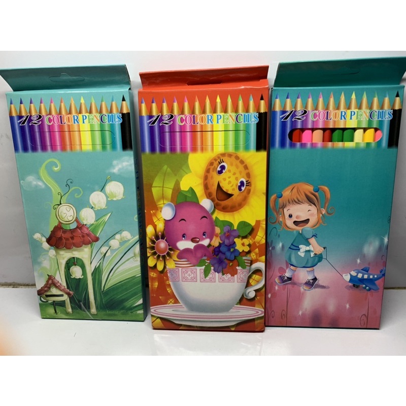 colored pencils (12pieces) | Shopee Philippines