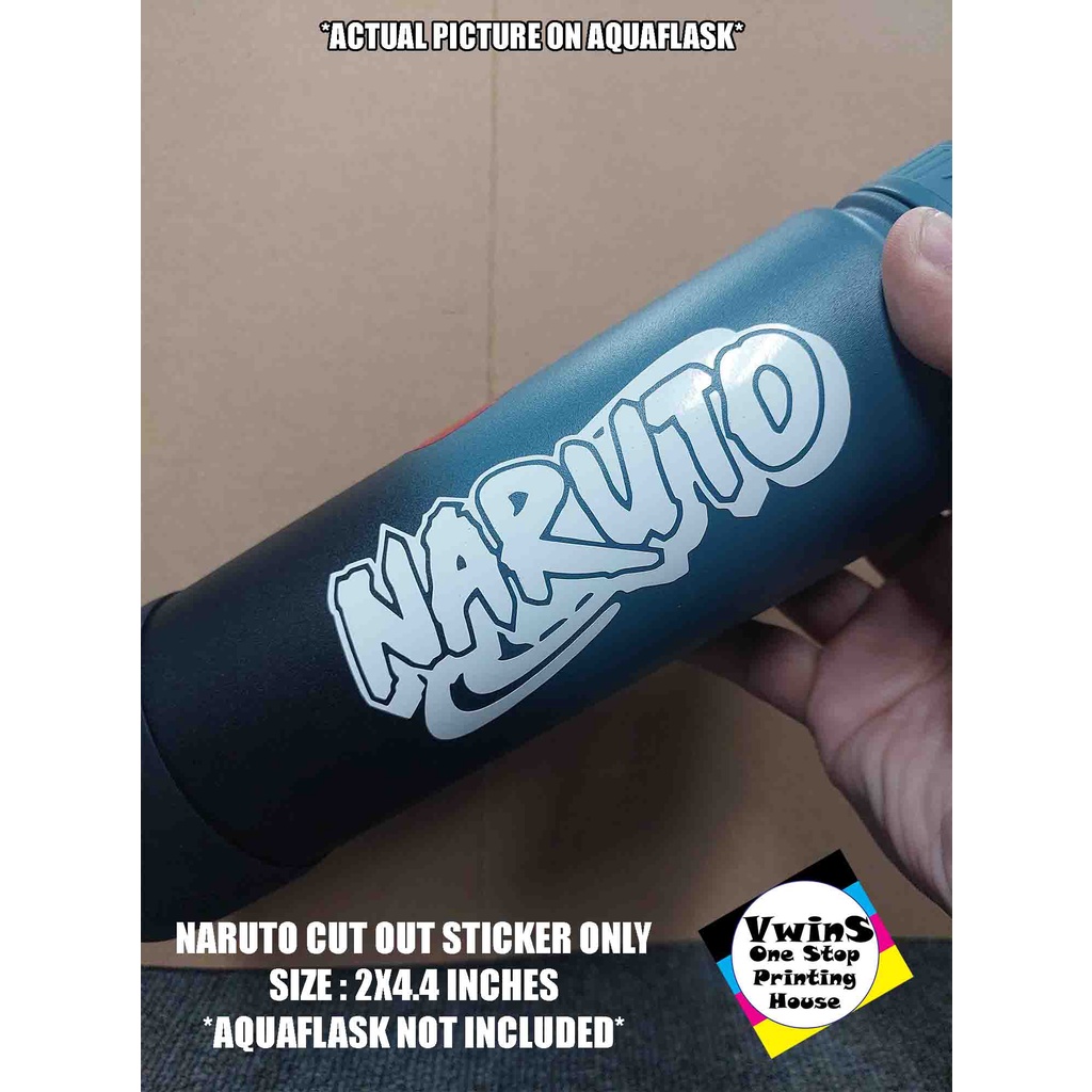 Naruto Decal Cut Out Sticker! Aquaflask Decal Sticker. Tumbler Naruto ...