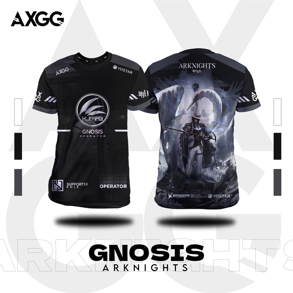 AXGG " Arknights - Gnosis " Gaming Shirt | Shopee Philippines