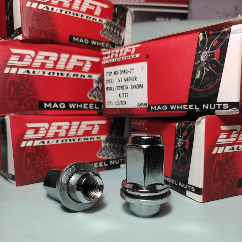 Mag Wheel Nuts for Toyota Innova , Altis with Washer | Shopee Philippines