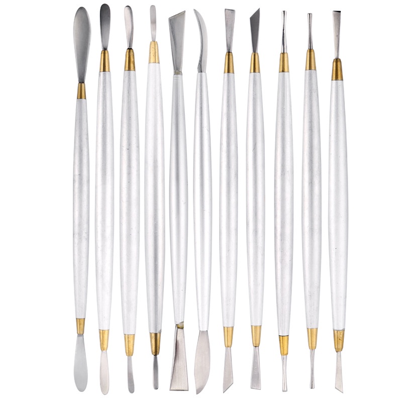 Double Headed Carving Knife Clay Soft Pottery Resin Clay Doll Eye Knife ...