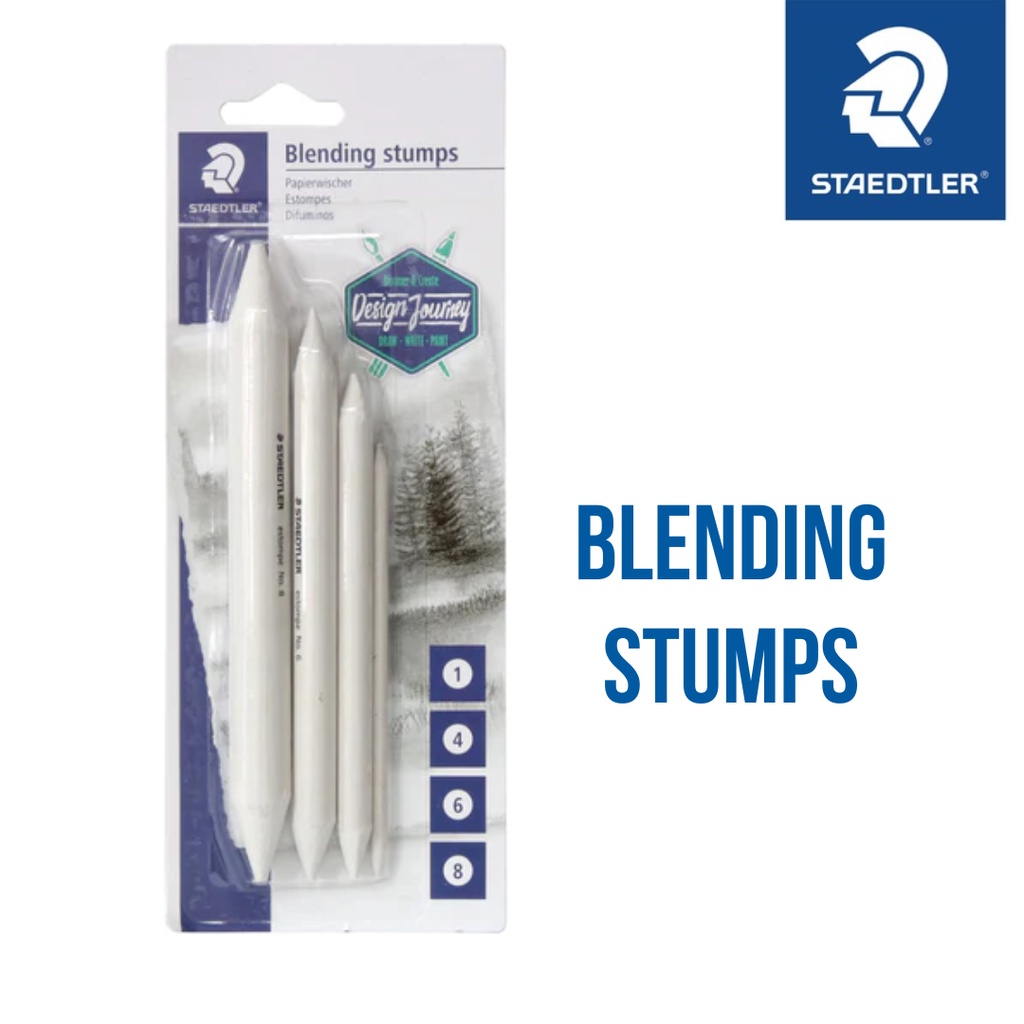 STAEDTLER - Blending Stumps Set (Sketch Eraser, Drawing Pencil Stump ...