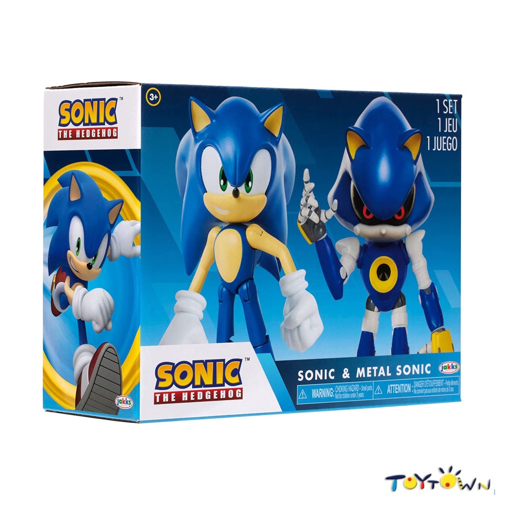 Sonic 4" Figure 2 Pack : Modern Sonic & Modern Metal Sonic | Shopee ...