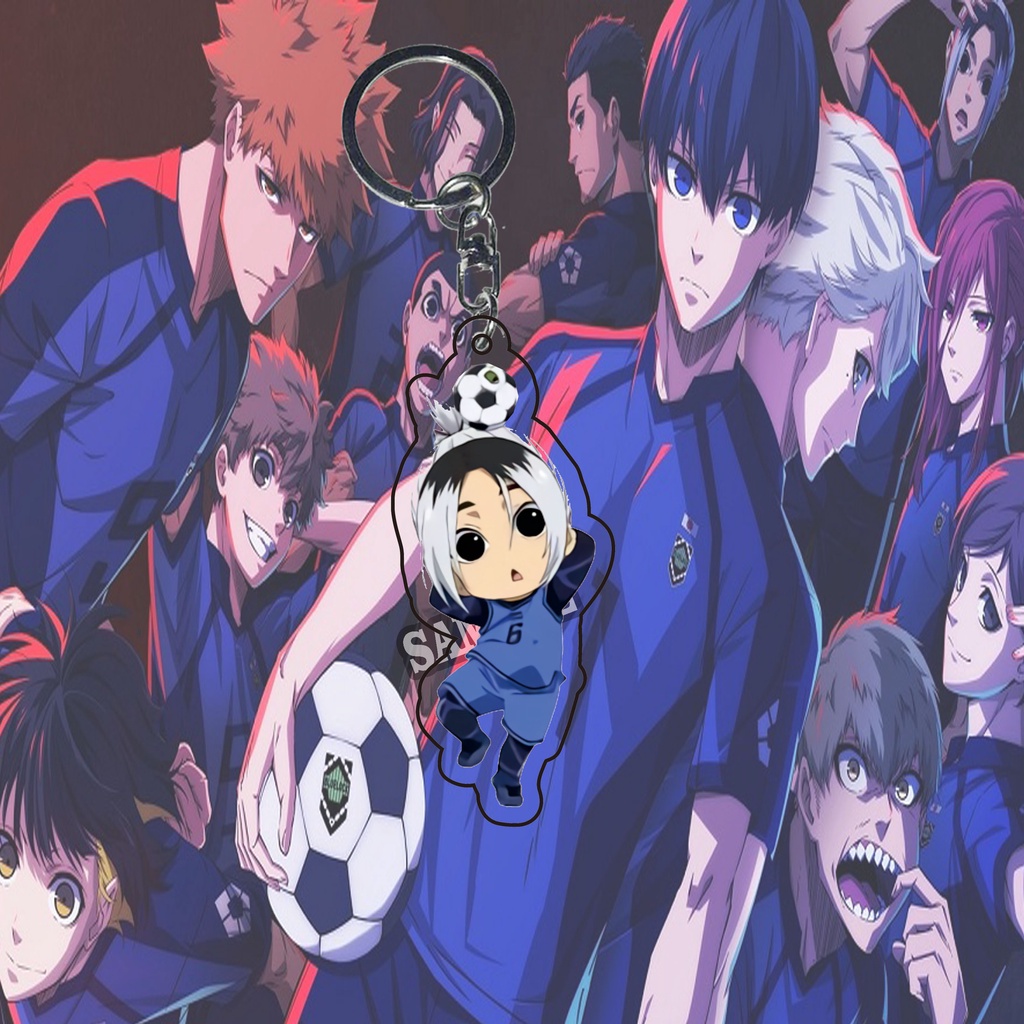 GANTUNGAN Anime Blue Lock Gin Gagamaru Key Chain - anime Key Chain ...