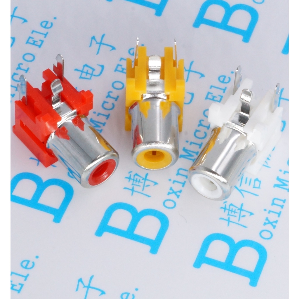 RCA R Rc A Socket Tripod Single Hole AV Lotus Audio Signal Input ...