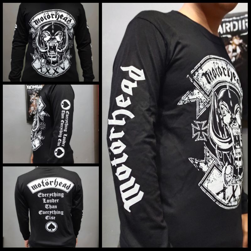 MOTORHEAD Long Sleeve Punk Band T-Shirt | Shopee Philippines