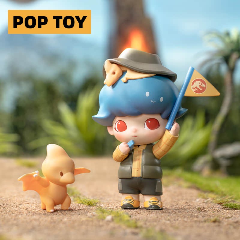 【Genuine】Dimoo Jurassic World Series Blind box doll Popmart Cute ...