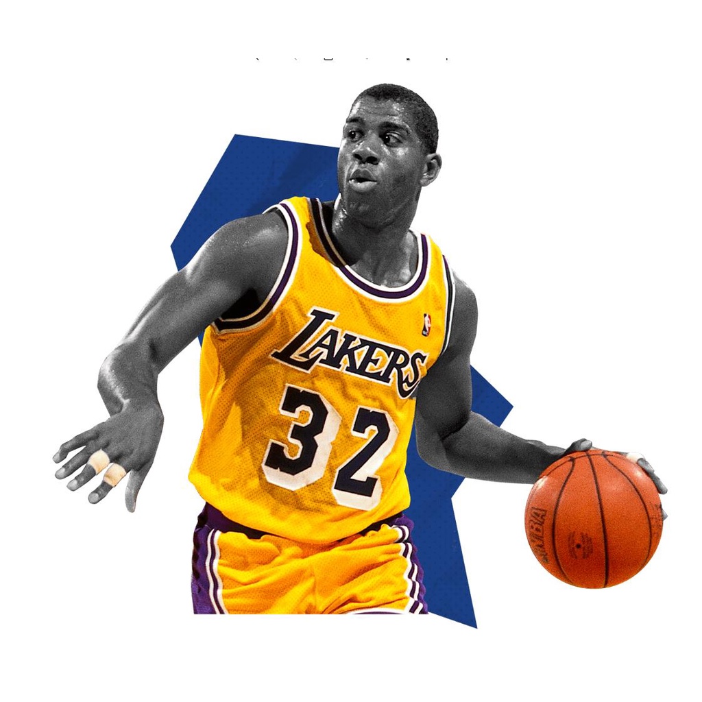 Basketball Jersey Los Angeles Lakers 32 Magic Johnson Mitchell & Ness ...