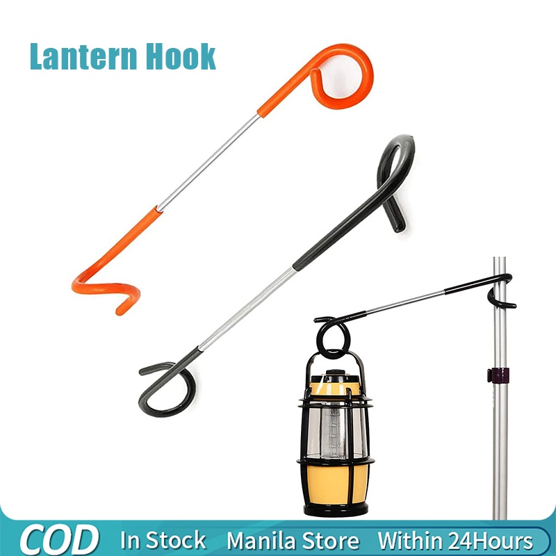 2-way Camping Lantern Hook Hanger Non-Slip Outdoor Lamp Hanger for ...