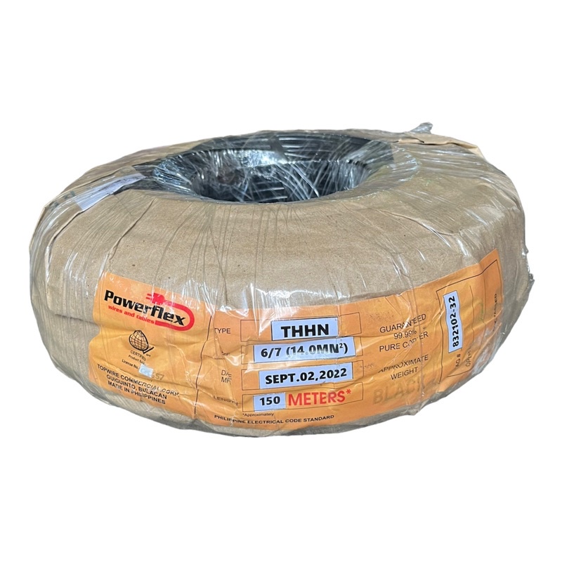 14mm2 / #6 Phelps Dodge and Philflex THHN/THWN-2 Electrical Wire ...