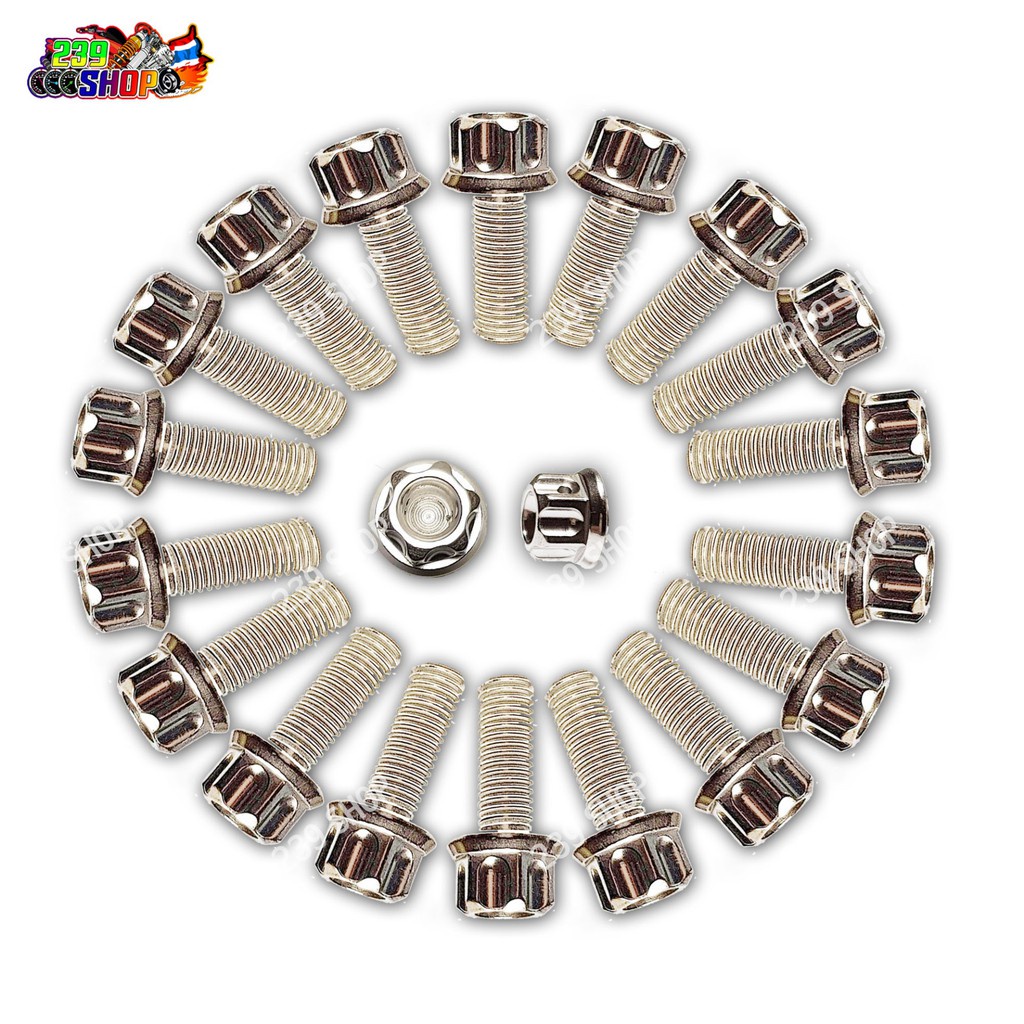 ER6N Crankcase Nut Set Stainless Steel Gear Head Engine Nuts aumshop239 ...