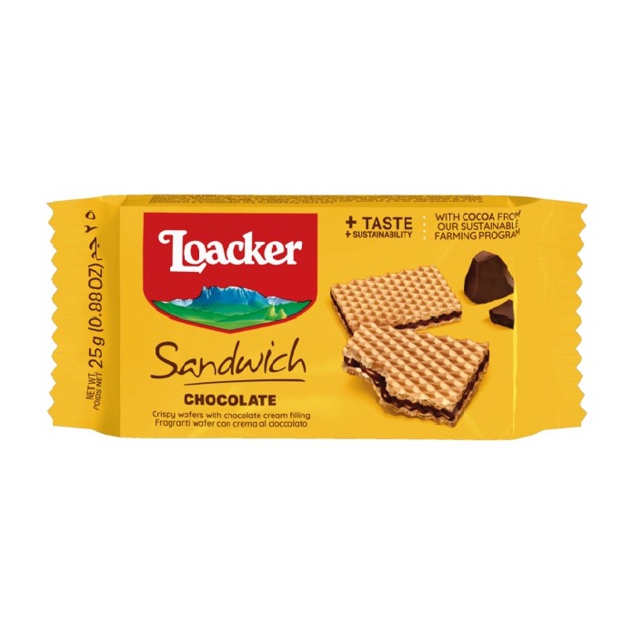 Loacker Sandwich Cacao (Chocolate)75g | Shopee Philippines