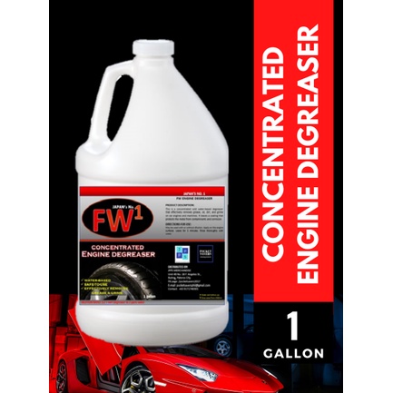 FW Engine Degreaser 1 Gallon (Water-based Wash Car Auto Aluminum ...