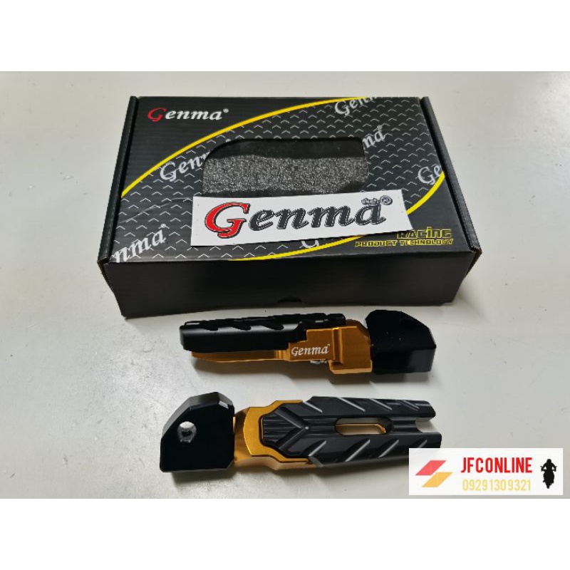 Genma Footpeg / Footrest Full Alloy anti-fade color for Yamaha Aerox V2 ...