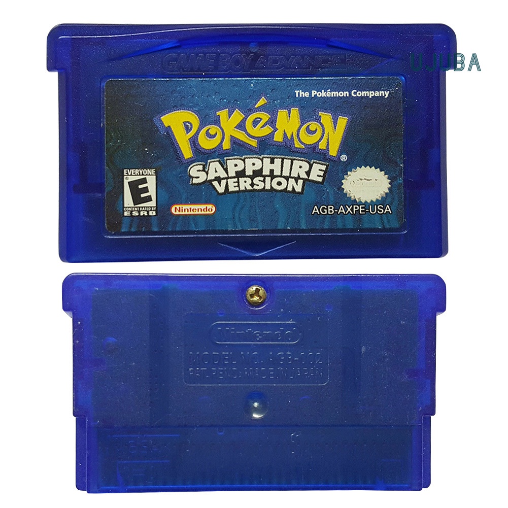[COD] Classic Pokemon Sapphire Game Cartridge Card for NS GBA Gameboy ...
