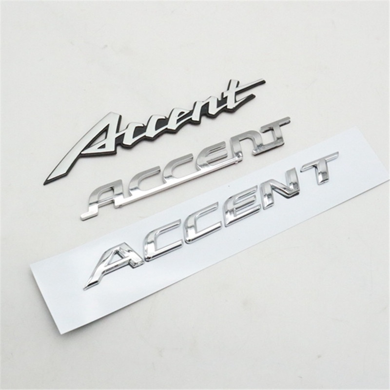 Car ABS Chrome Badge Logo Nameplate Sticker Rear Trunk Emblem For ...