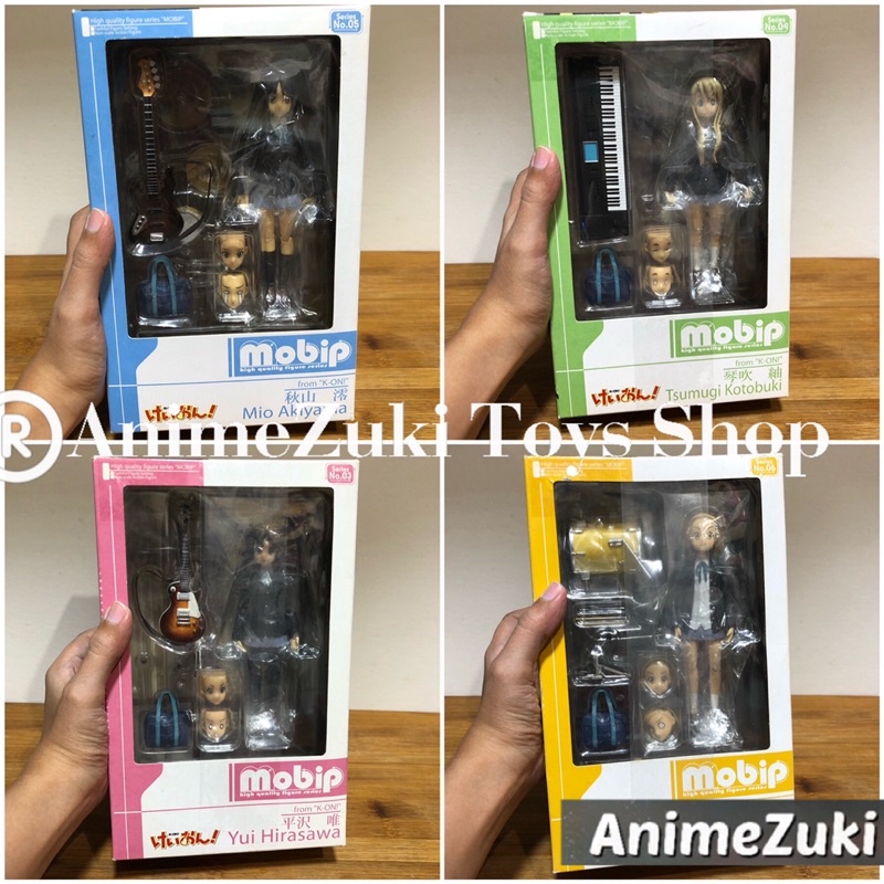 MOBIP K-ON Collection Figure - Tsumugi, Mio, Yui & Ritsu | Shopee ...