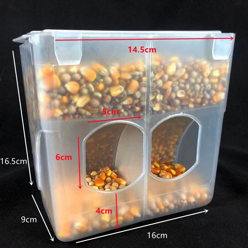 Pigeon Food Trough Poultry Automatic Feeder Anti-Sprinkle Box Chicken ...