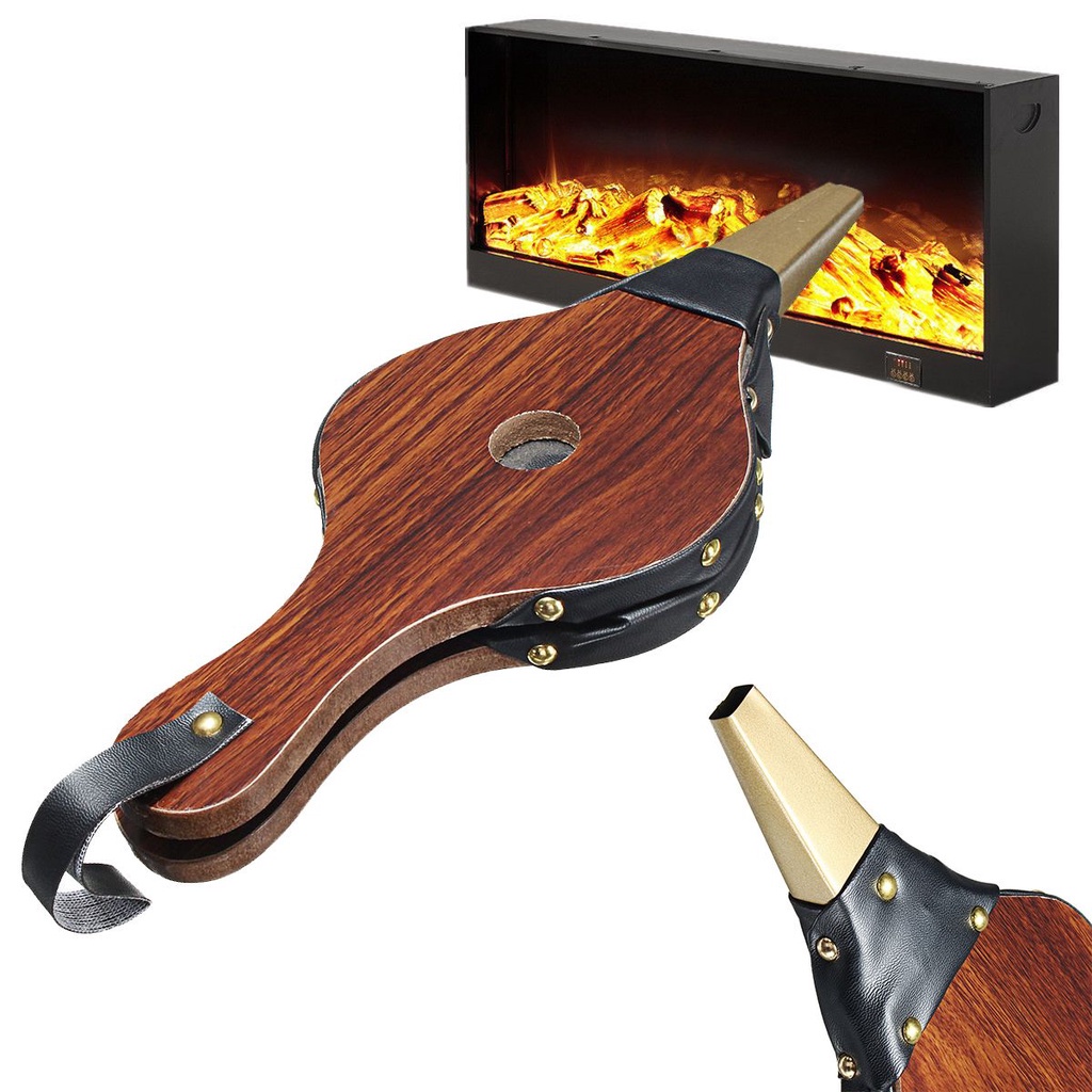 Vintage Bellows Fireplace Blower Traditional Stove Fire Lighter Fan ...